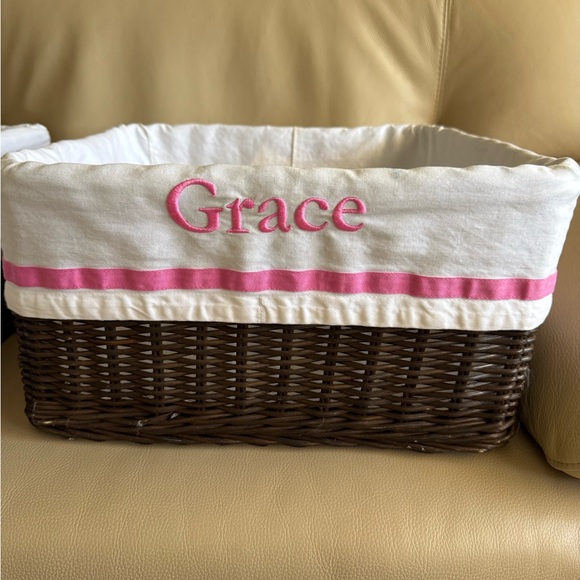 Pottery Barn Kids | Accents | Pottery Barn Kids Woven Sabrina Basket ...